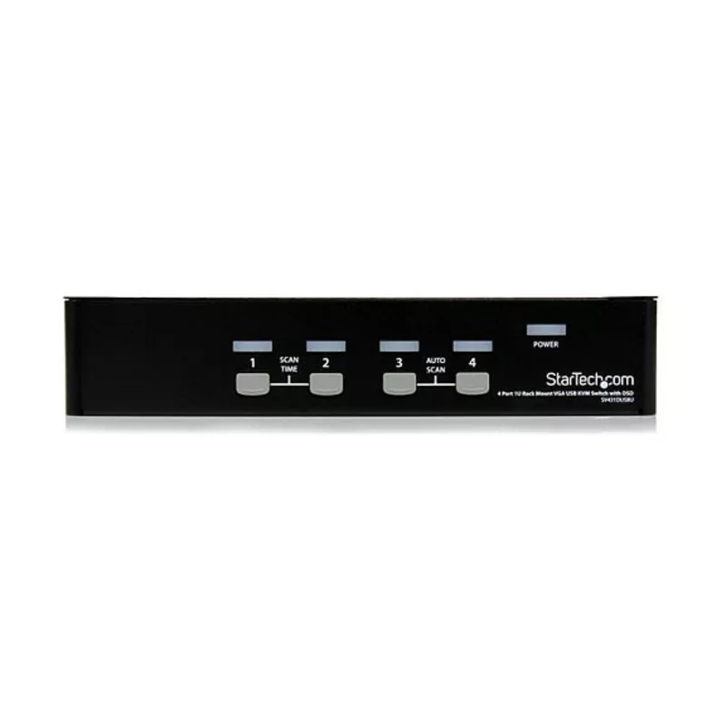 4 Port VGA / USB KVM Switch - 4-fach VGA KVM Umschalter mit OSD zur ...