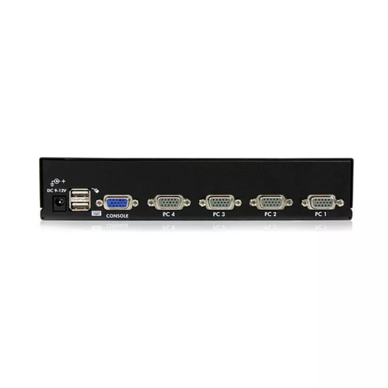 4 Port VGA / USB KVM Switch - 4-fach VGA KVM Umschalter mit OSD zur ...